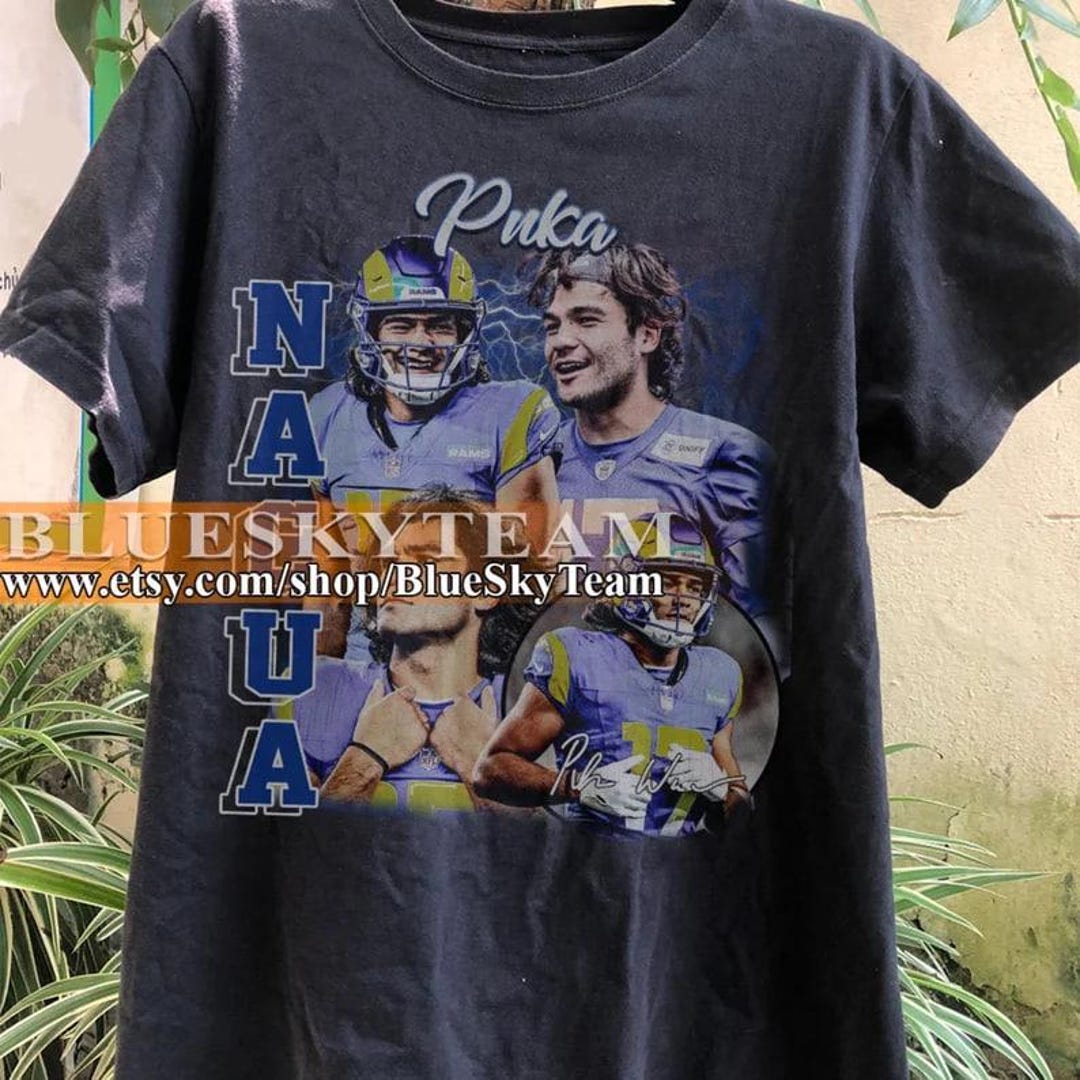 Puka Nacua Football Shirt, Rams Football Shirt Christmas Gift Unisex ...