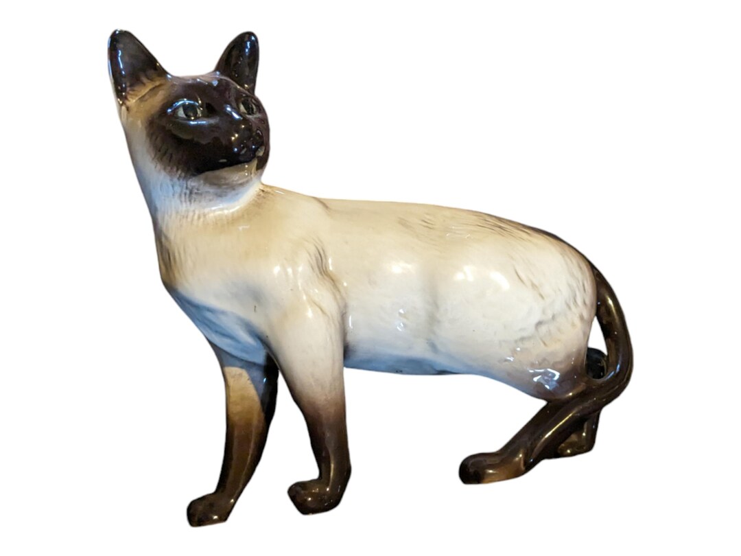 Beswick Siamese Cat Figurine, Cat Figurine, Beswick Figurine, Cat ...
