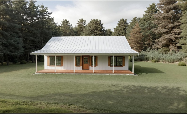 Simple Modern Farm House - 1,250sqft (living) - 3 Bedrooms - 2 Baths ...