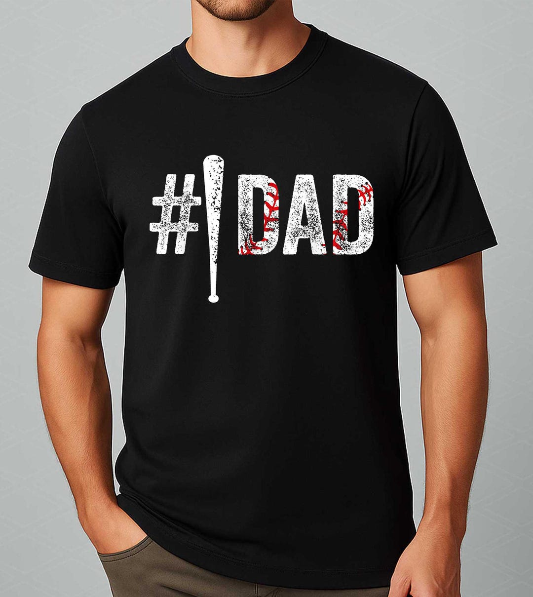 Number One Baseball Dad Shirt, #1 Daddy Father’s Day Gift, Sports Dad T ...