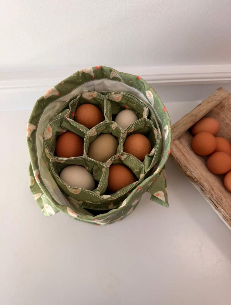 XL Chicken Egg Collection Bag (holds 21 Eggs) - Etsy