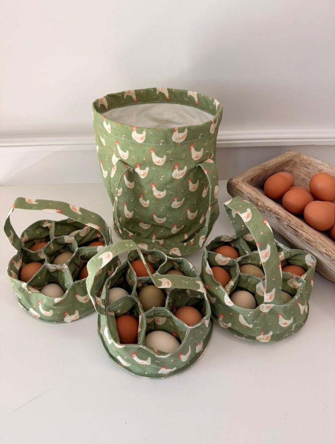 XL Chicken Egg Collection Bag (holds 21 Eggs) - Etsy