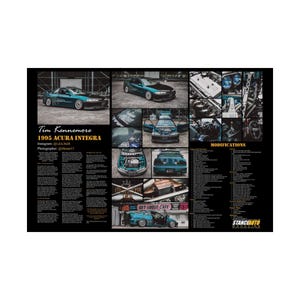 Stance Auto Magazine 1995 Acura Integra Poster - Etsy