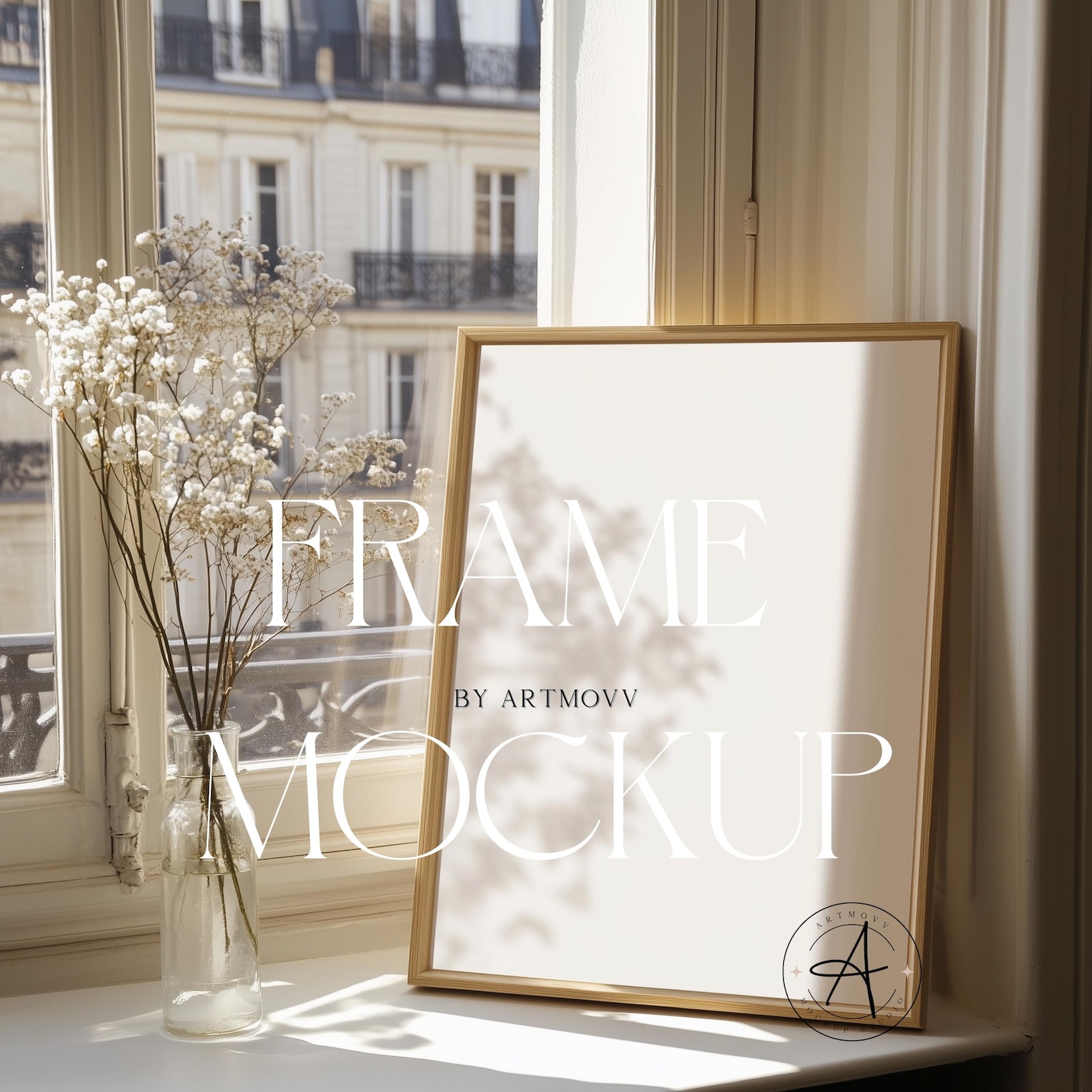 Parisian Apartment Vertical Frame Mockup: DIN A Wall Art (PSD) - Etsy