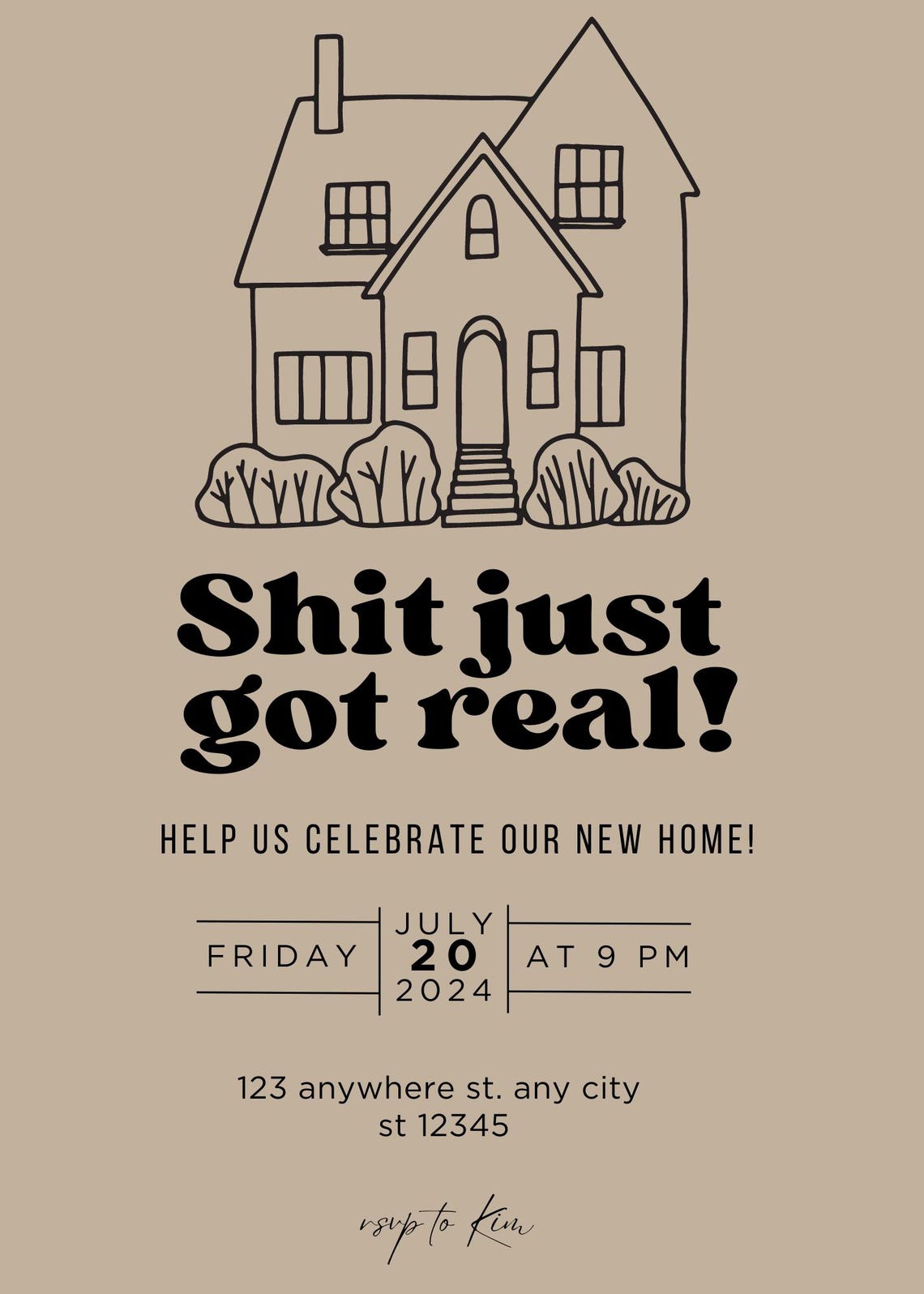 Housewarming Party, Housewarming Party Invitation, New Home ...