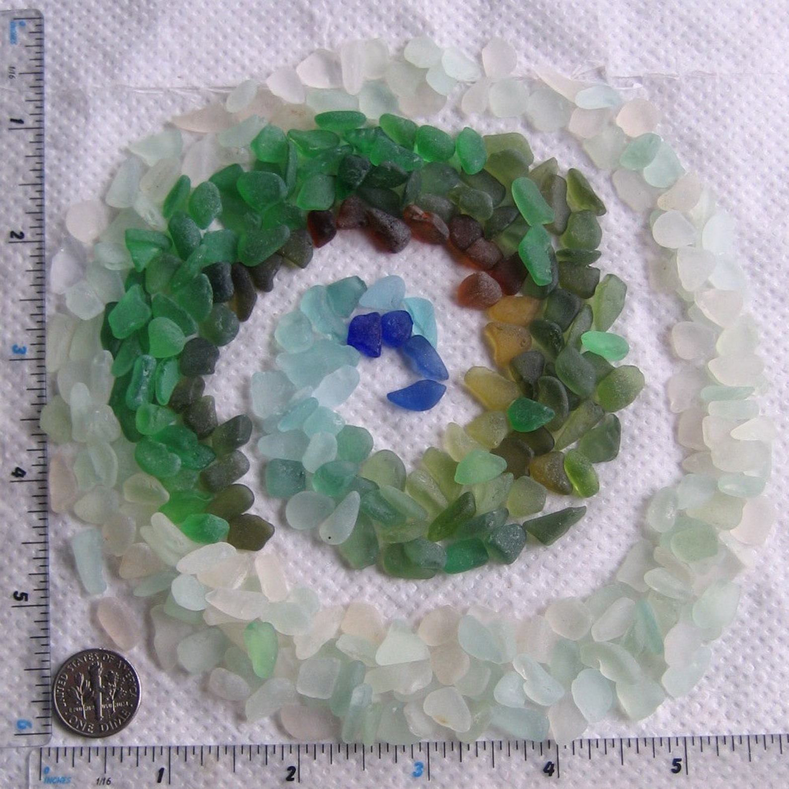 330 Small Sea Glass Shards Imperfections Art Mosaic Craft - Etsy