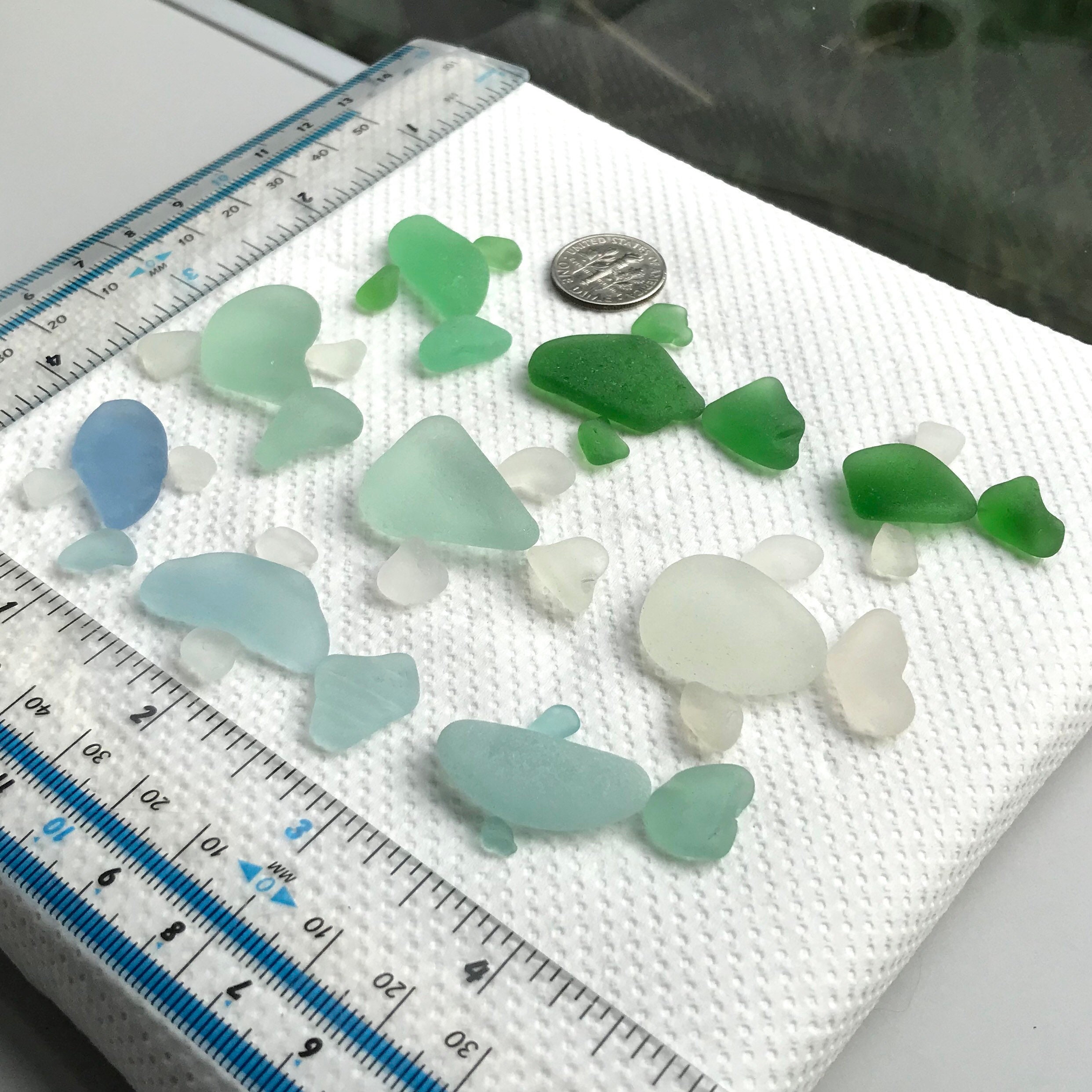 Sea Glass Fish Natural Surf Tumbled Beach Glass Art Mosaic and Craft ...