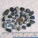 32 Slag Sea Glass Beads Drilled 1.5mm Holes Natural Surf Tumbled ...