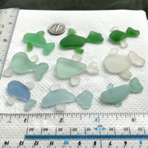 Sea Glass Fish Natural Surf Tumbled Beach Glass Art Mosaic and Craft ...