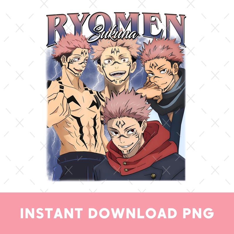 Jujutsu Kaisen Sukuna Png - Etsy