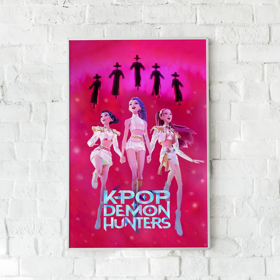 K-pop Demon Hunter Poster Unframed, Korean Idol Group Wall Art Print ...