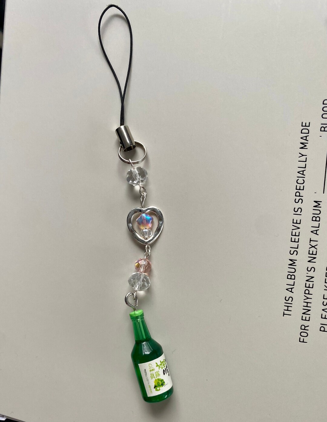 Green Soju Phone Charm/keychain - Etsy