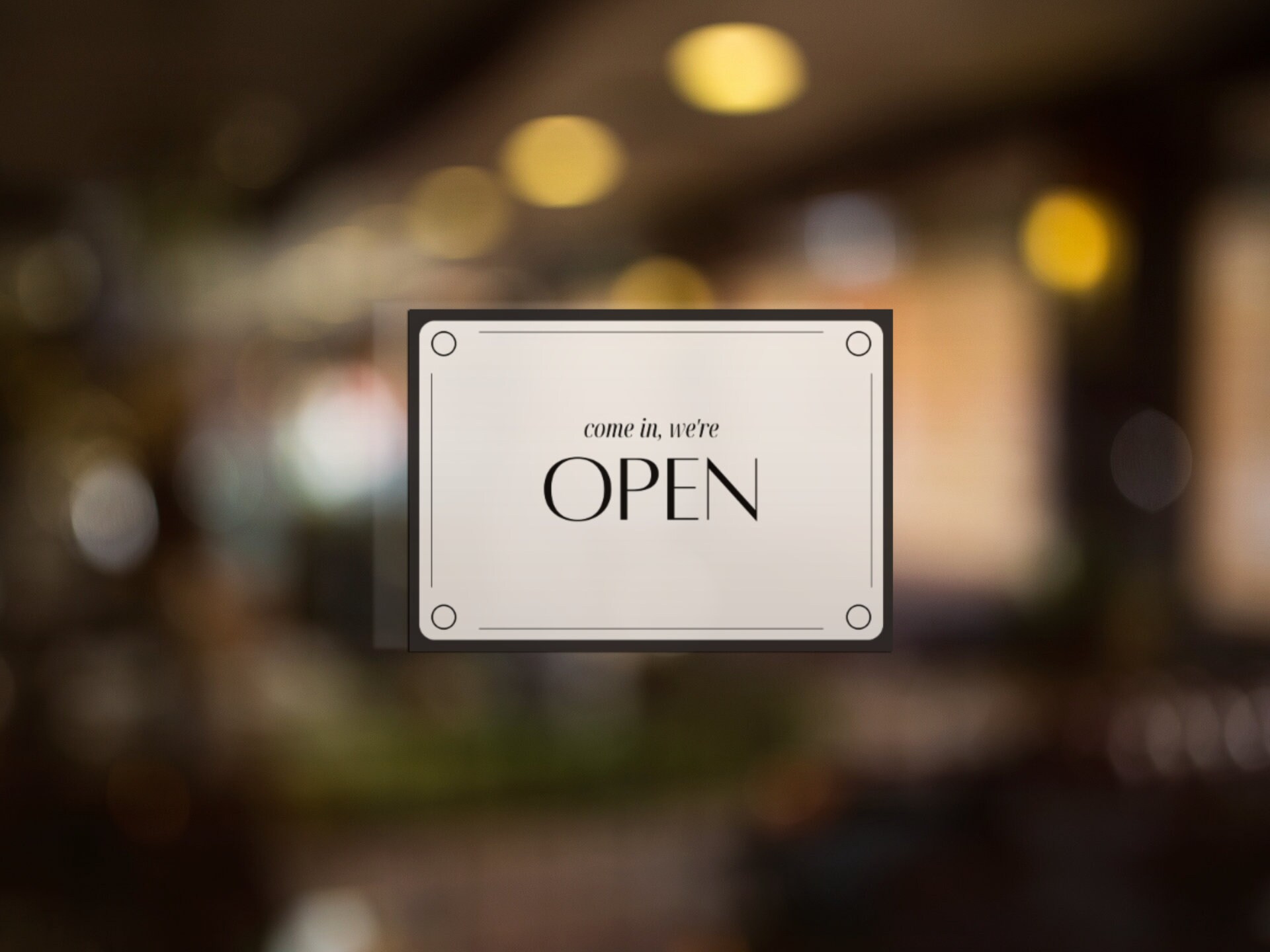 Printable Business Sign: "sorry, We're Closed / Come In, We're Open" - Etsy