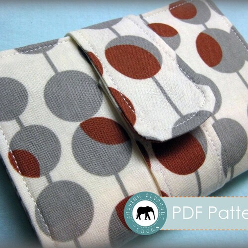 Penelope Wallet Checkbook Sewing Pattern PDF instant - Etsy