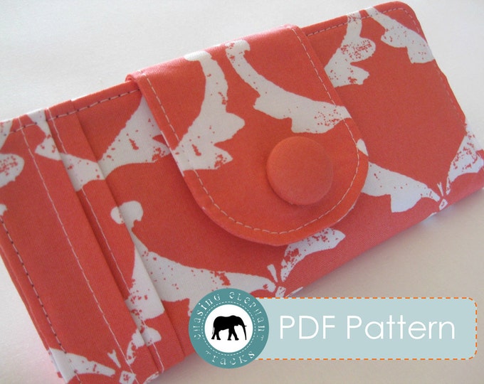 Penelope Wallet Checkbook Sewing Pattern PDF (instant Download) - Etsy ...