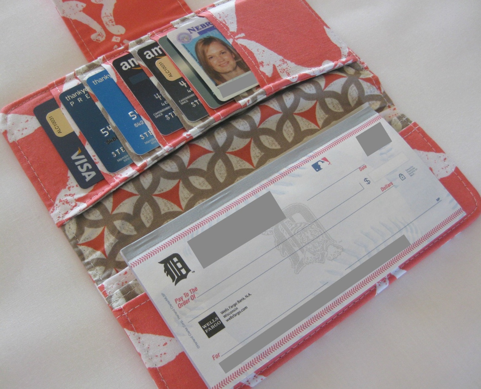 Penelope Wallet Checkbook Sewing Pattern PDF (instant Download) - Etsy