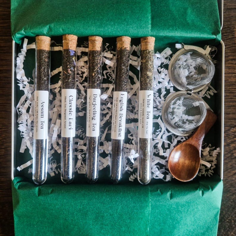 Loose Leaf Black Tea Gift Set: Classic Botanical Blends - Etsy