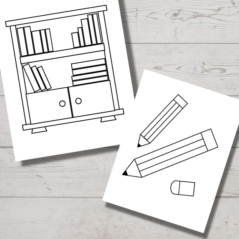 Coloring Pages for Kids /preschool Coloring Pages/simple Coloring Pages ...