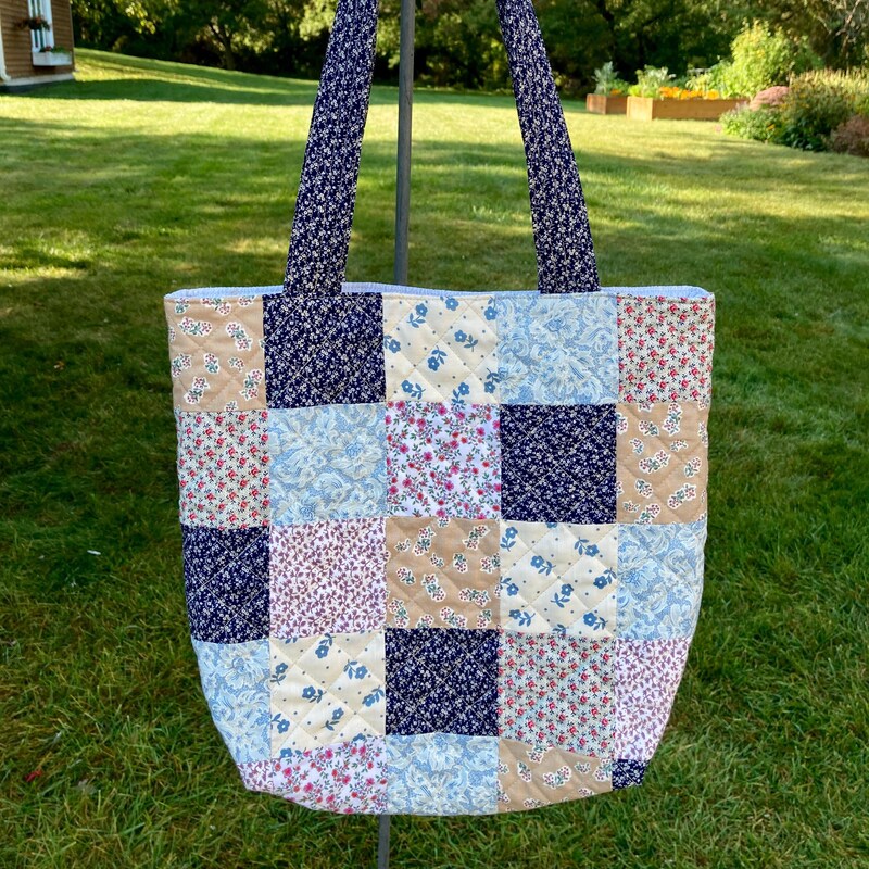 Quilted Tote Bag - Etsy