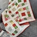 Christmas Quilt, Throw, Bedding, Blanket, Traditional Patchwork ...