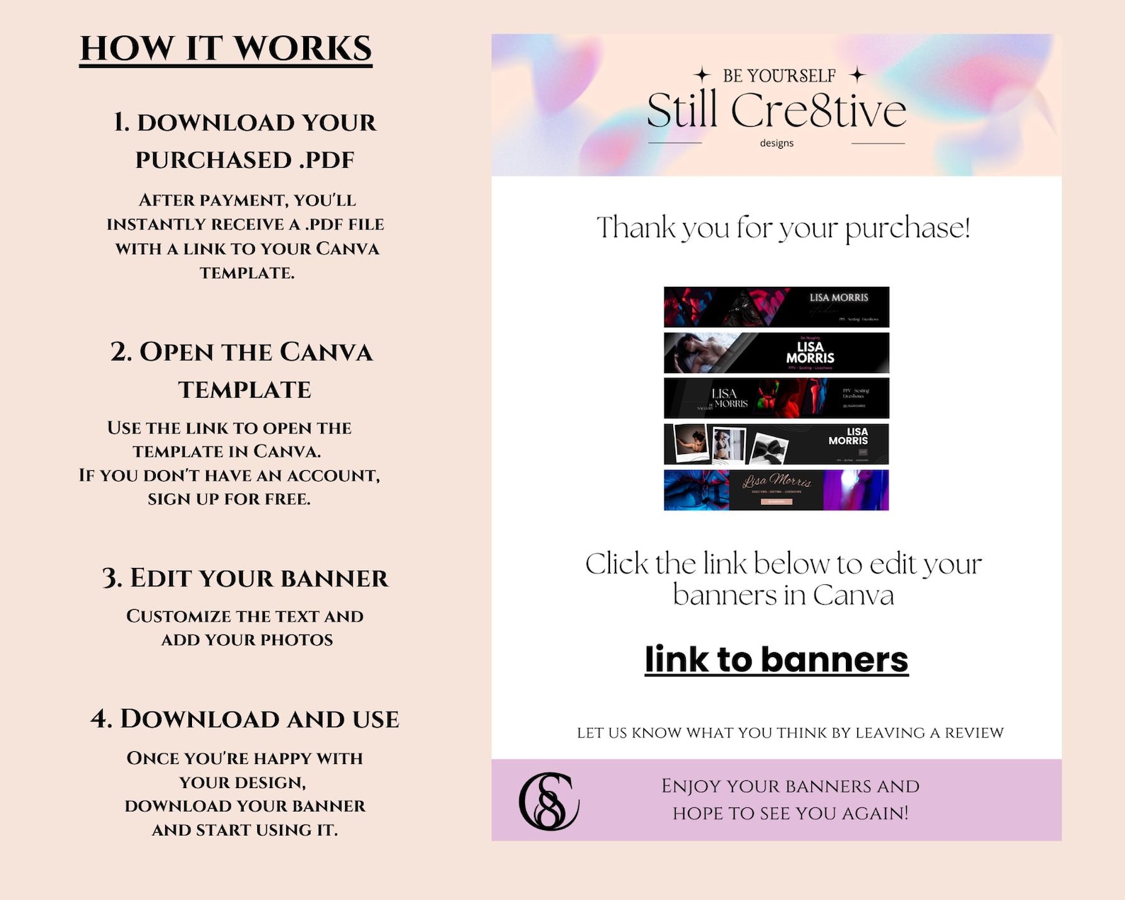 Customizable Onlyfans Banner Template: Social Media Promotion (canva ...