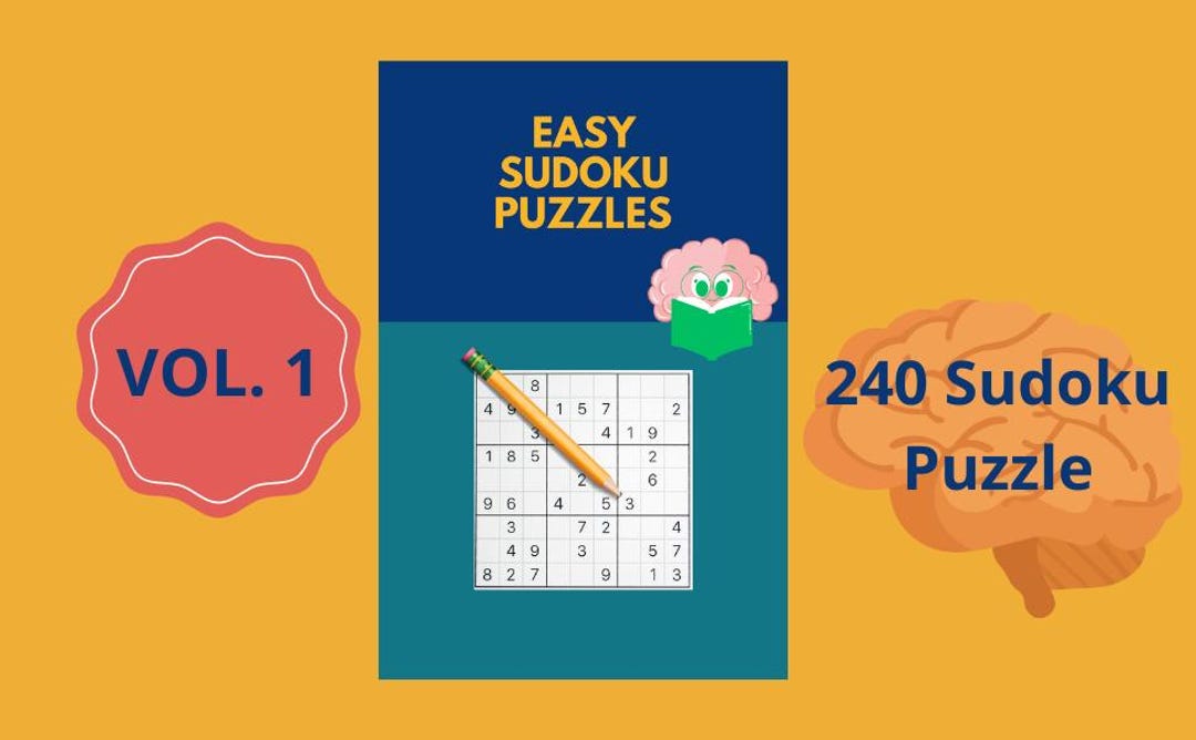 Sudoku Puzzle - Easy Level - Vol.1 - Printable Pages With Solutions ...
