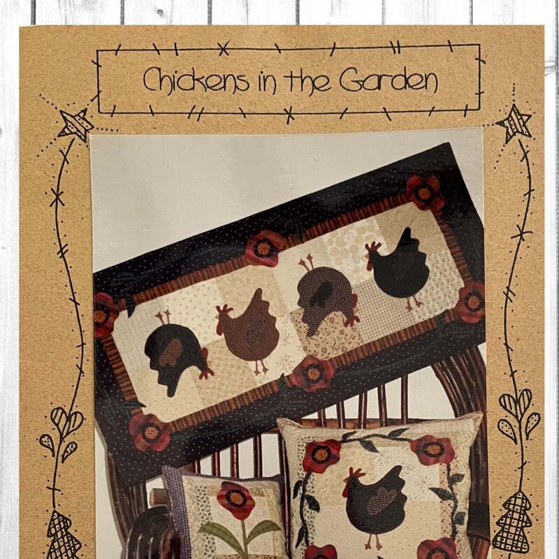 Chicken Table Runner Pattern - Etsy