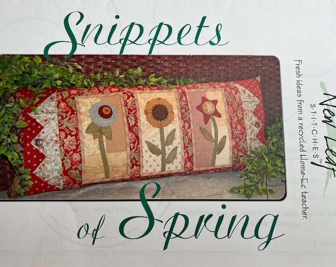 Easter Sunday Bench Pillow Applique Pattern by Shabby Fabrics Spring ...