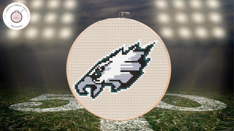 Philadelphia Eagles - Cross-stitch - Etsy