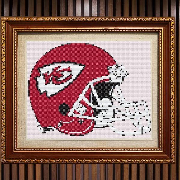 Nfl Cross Stitch Pattern - Etsy