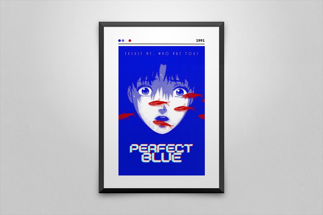 Blue Anime Poster | Yoshikazu Takeuchi Art Print - Etsy