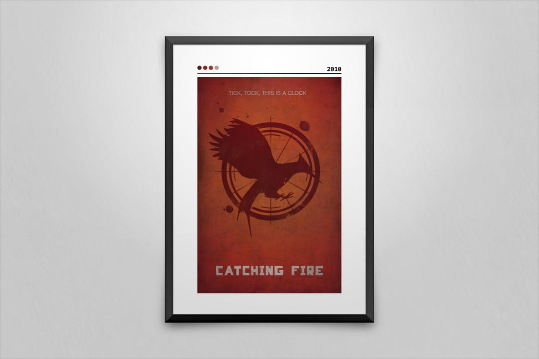 The Hunger Games: Catching Fire Book Cover Poster Suzanne Collins ...