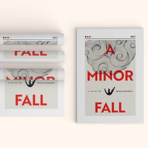 A Minor Fall Book Cover Art Print | Price Ainsworth Novel Poster - Etsy