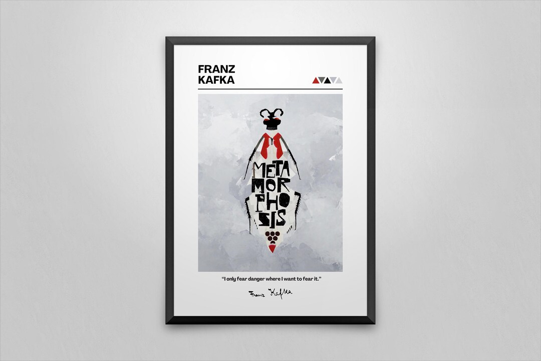 The Metamorphosis Book Cover Poster | Franz Kafka | Minimalist Book ...