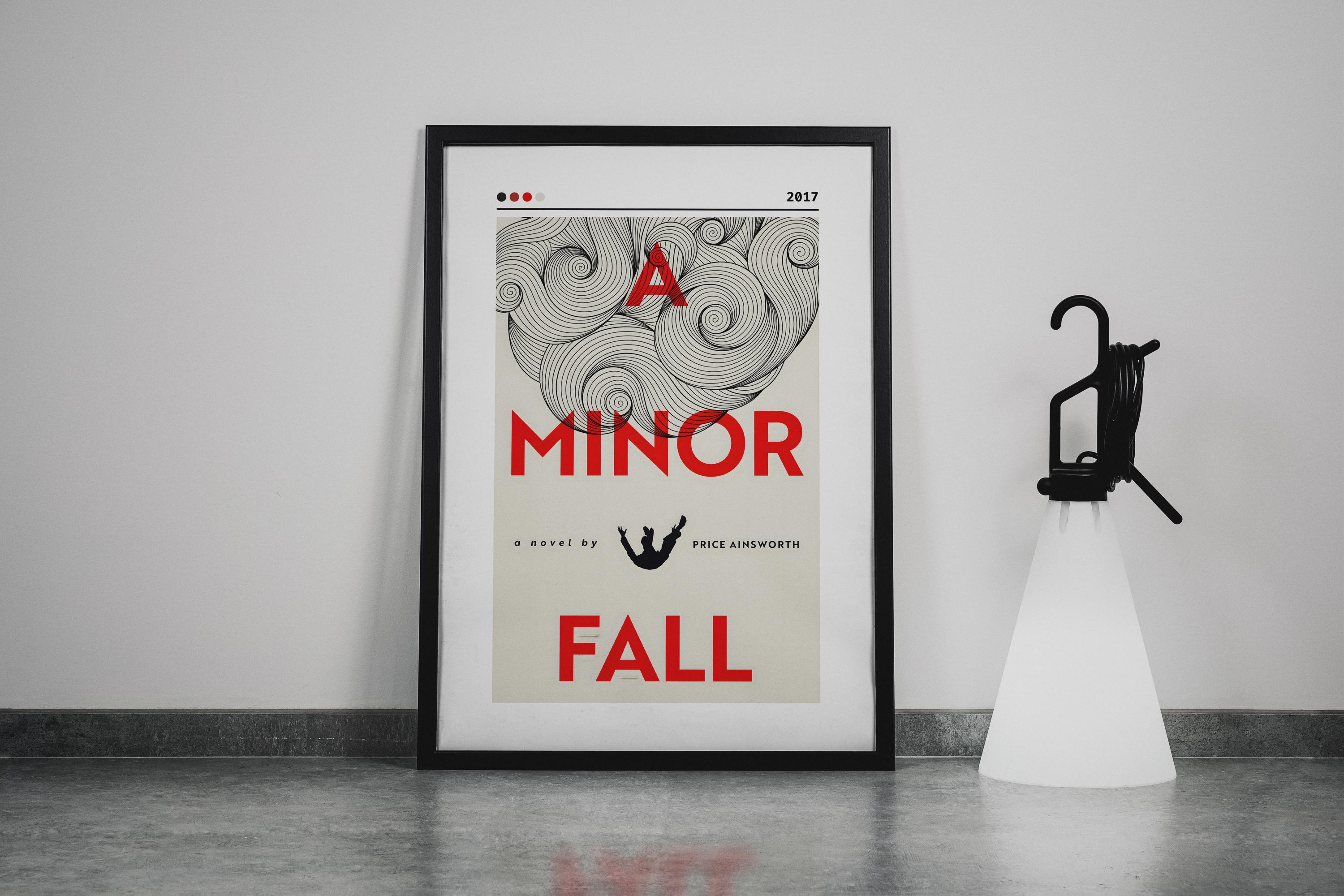 A Minor Fall Book Cover Art Print | Price Ainsworth Novel Poster - Etsy
