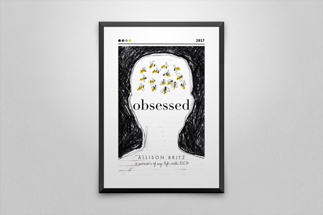 Allison Britz 'obsessed' Book Cover Art Print: Minimalist Home Decor - Etsy