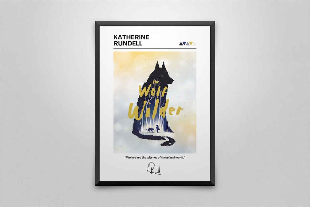 The Wolf Wilder Book Cover Art Print: Katherine Rundell Poster - Etsy