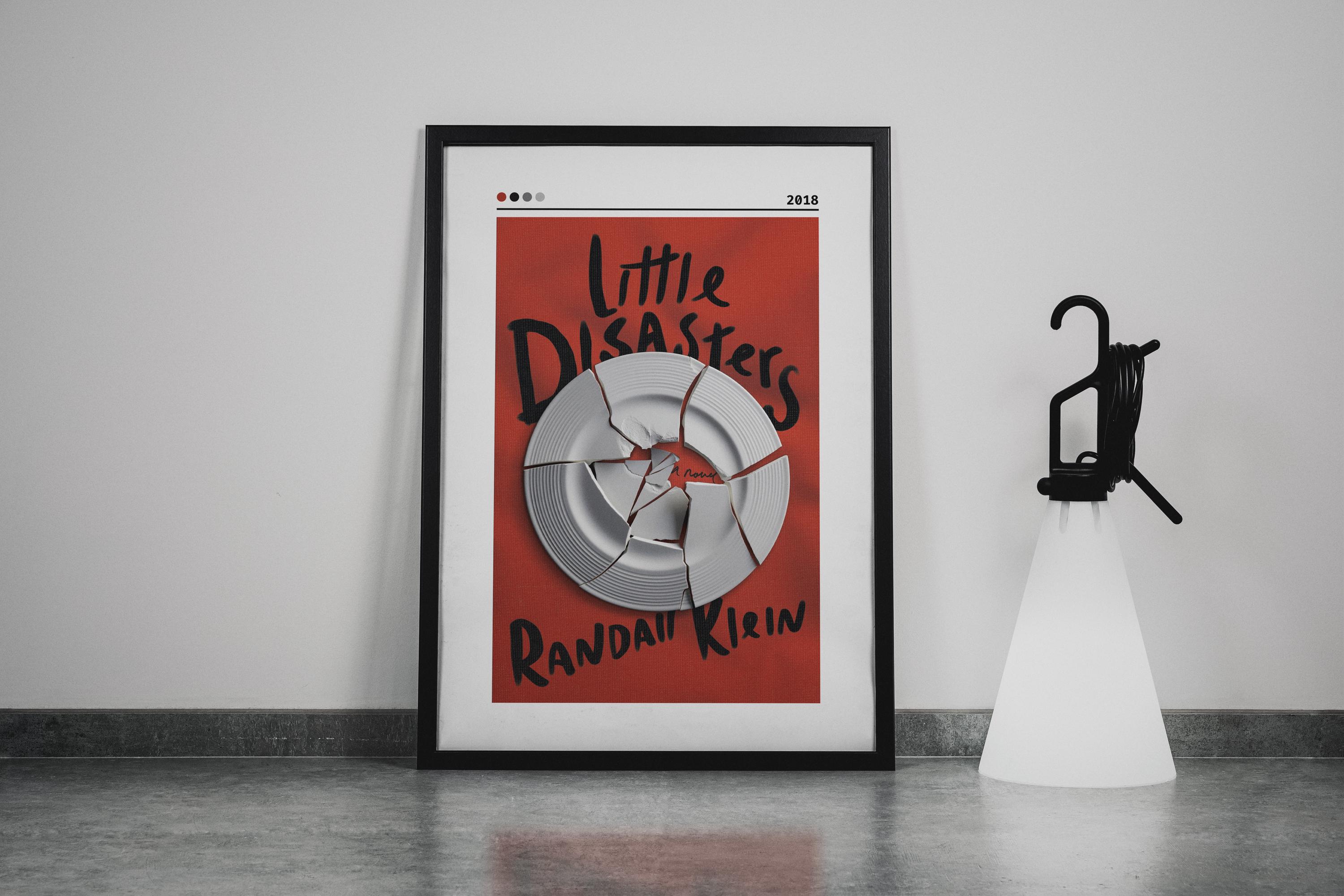 Little Disasters Book Cover Art Print: Randall Klein Minimalist Poster ...