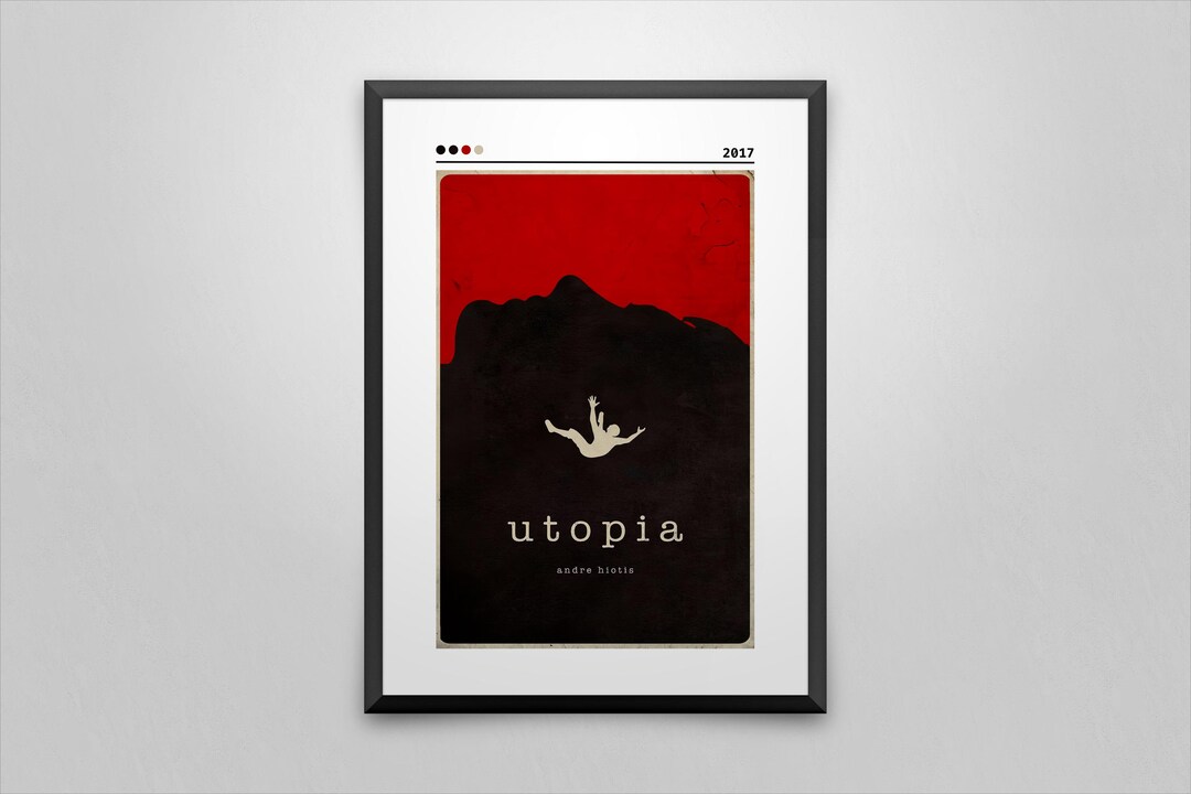 Utopia Book Cover Poster | Andre Hiotis | Minimalist Book Poster ...
