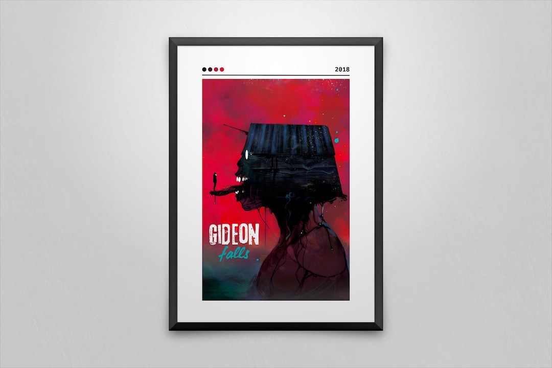 Gideon Falls Book Cover Poster | Jeff Lemire | Minimalist Book Poster ...