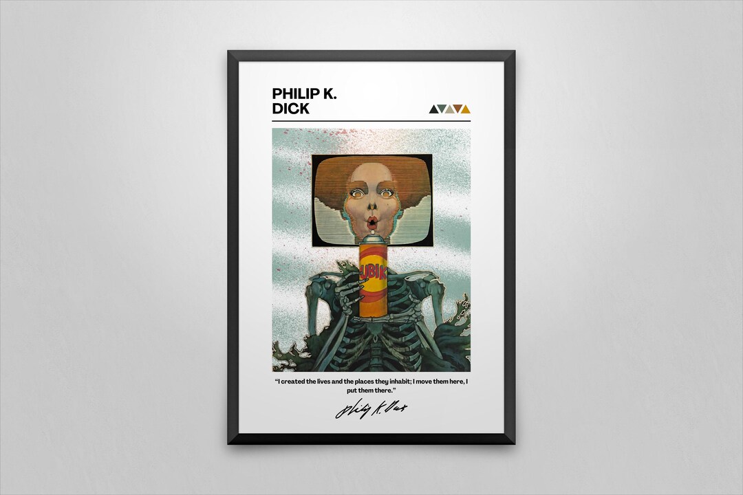 Ubik Book Cover Poster Philip K. Dick Minimalist Book Poster Custom ...
