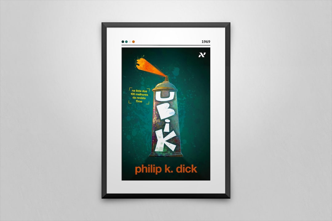 Ubik Book Cover Art Print: Philip K. Dick Minimalist Poster - Etsy