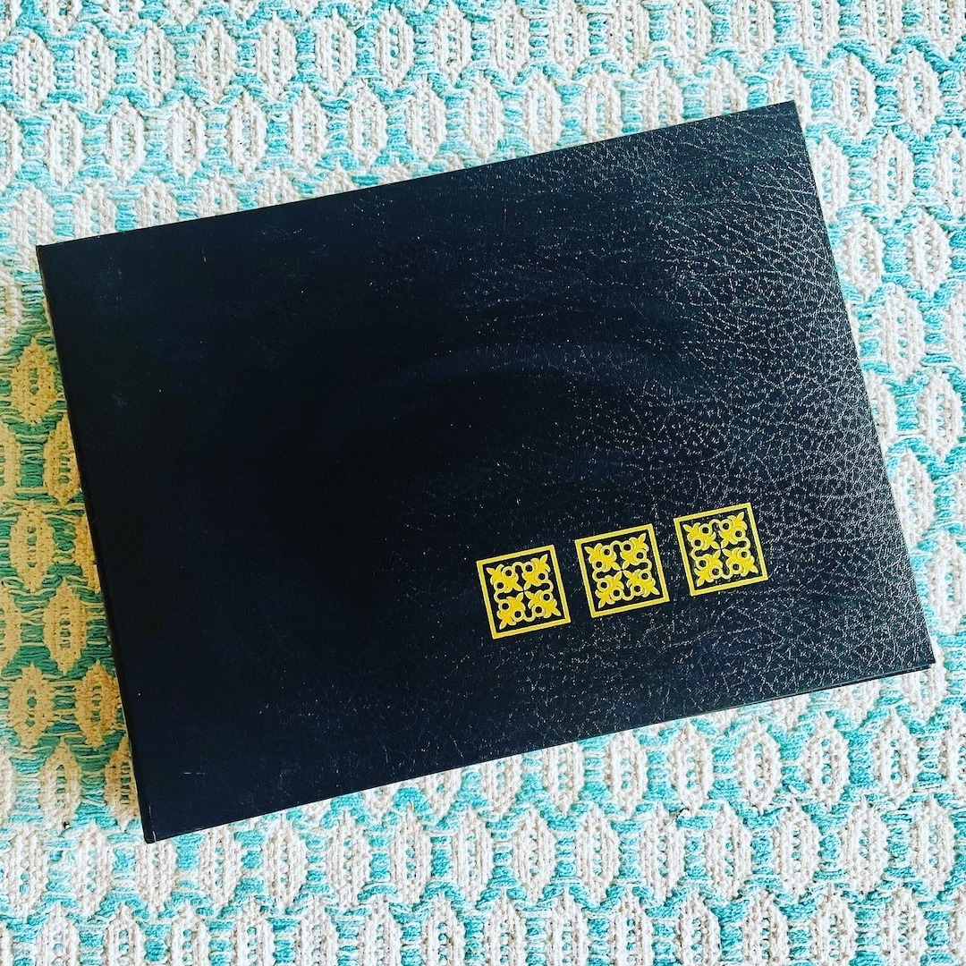 Scrapbook - Vintage Album, Spiral Bound, Rex Pharmacy, Atlantic Iowa ...