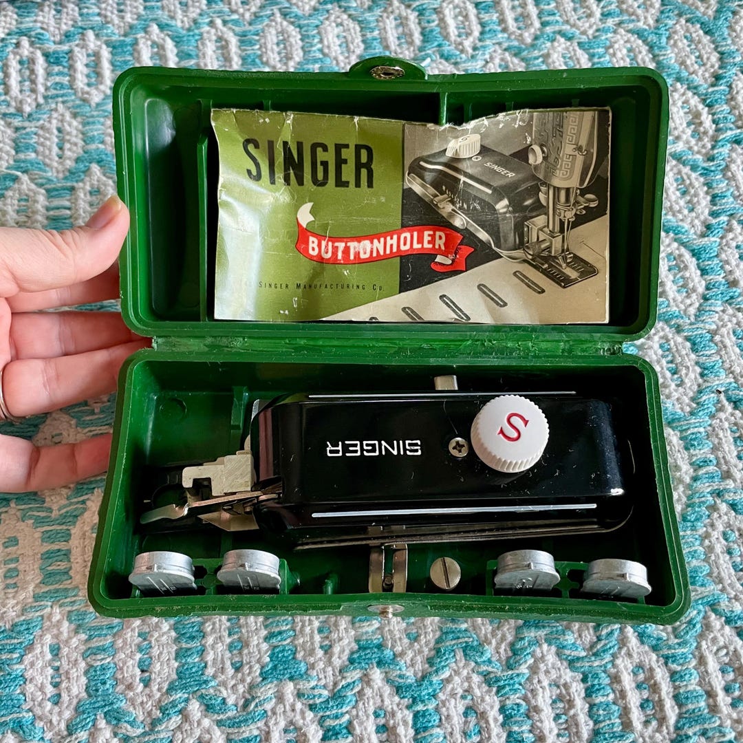 Buttonholer - Vintage Singer Rotary Buttonholer No. 160506 - Etsy