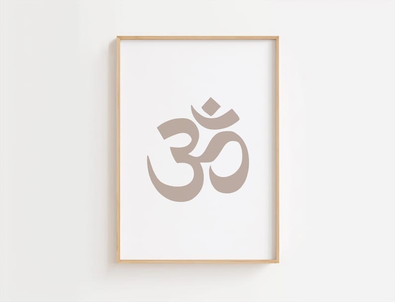 Om Wall Decor, Nameste Definition Art, Om Definition Print, Om Symbol ...