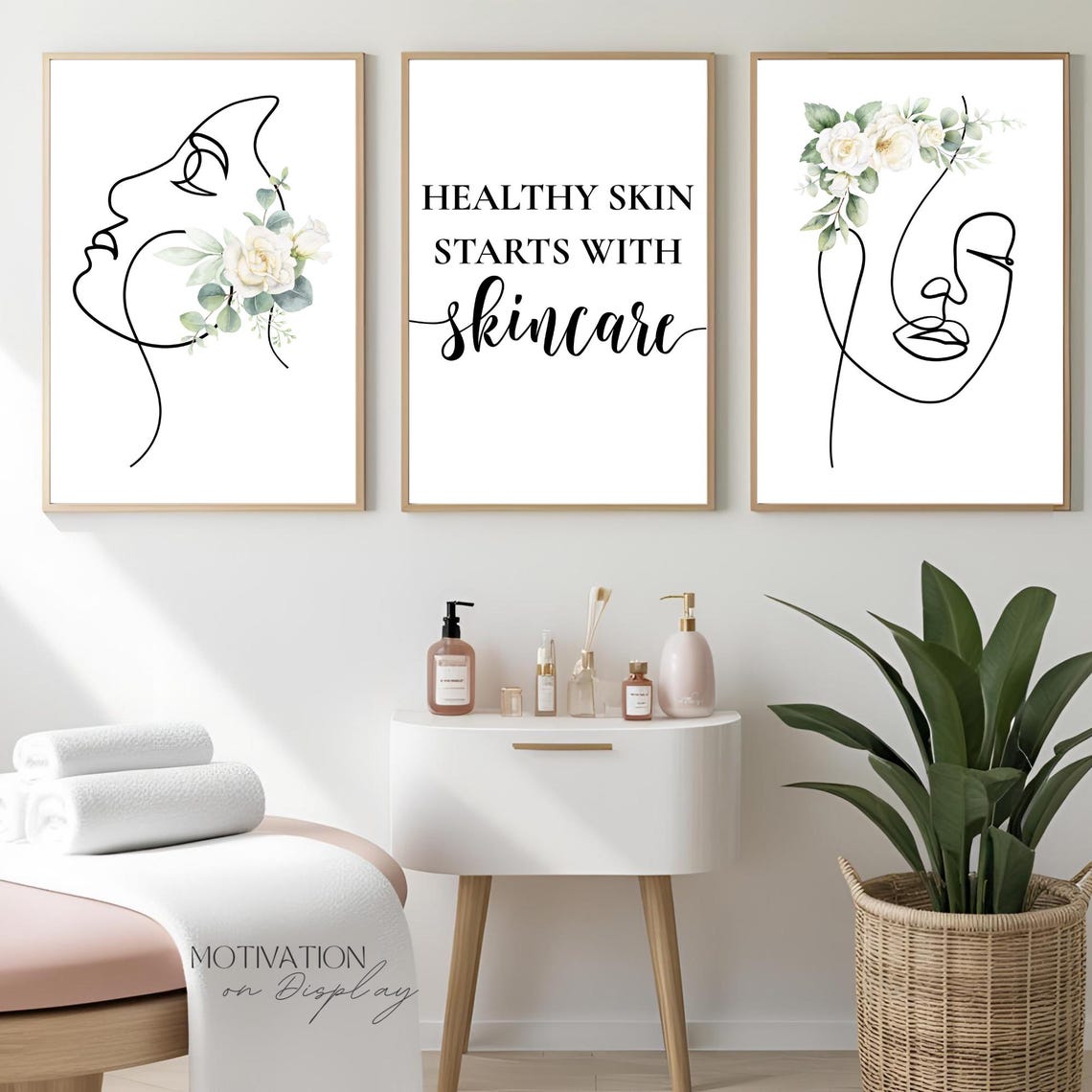 Skincare Wall Art Prints: Esthetician Decor (digital Download) - Etsy
