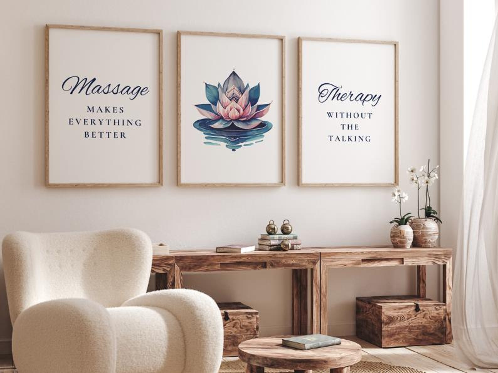 Massage Therapy Wall Art: Spa Decor Printable (digital Download) - Etsy