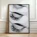 Lash Studio Wall Art: Eyelash Extension Print for Salon Decor (digital ...