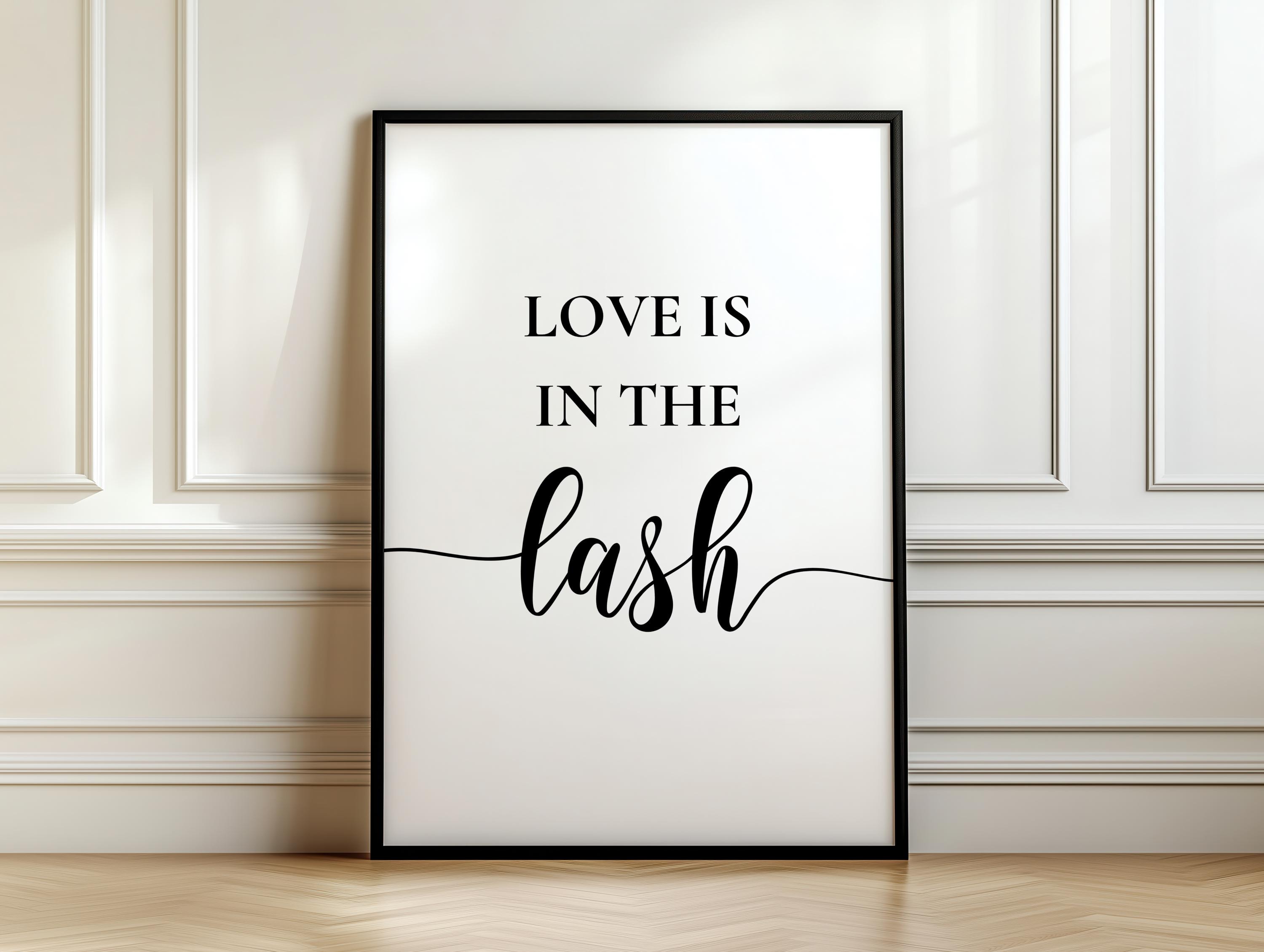 Lash Studio Wall Art: Eyelash Extension Print for Salon Decor (digital ...