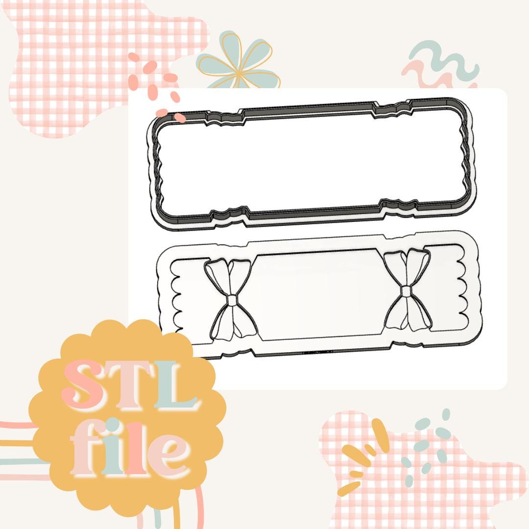 Giant Bonbon Cookie Stamp and Cutter STL File - Etsy Australia